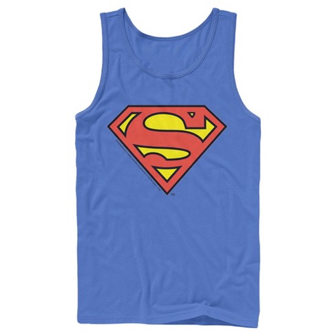 Men's Superman Logo Classic Tank Top - Royal Blue - Large : Target