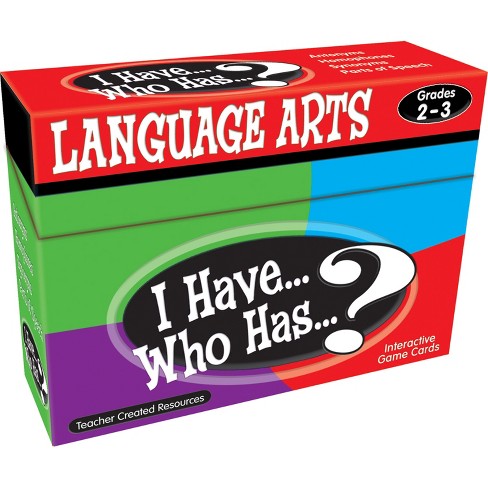 Teacher Created Resources® I Have, Who Has Language Arts Game, Grade 2 ...