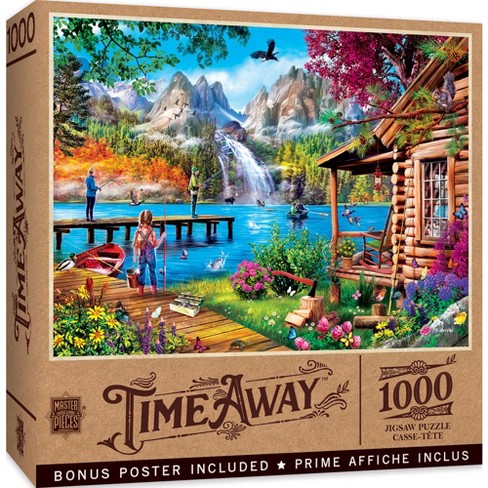Masterpieces 1000 Piece Jigsaw Puzzle - Fishing With Pappy - 19.25"x26 ...