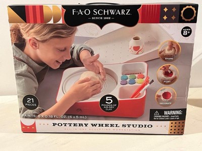 Fao Schwarz pottery Wheel Studio All-in-one Sculpting Workstation : Target