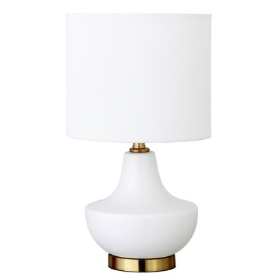 Hampton & Thyme 27" Tall Ceramic Table Lamp With Fabric Shade Matte ...
