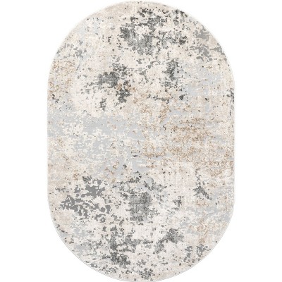 Nuloom Carolyn Abstract Oval 5x8 Shag Indoor Area Rug For Living Room ...