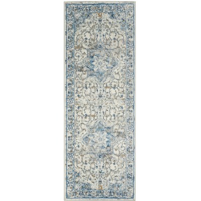 Livn Co. Traditional Medallion Woven Medium Soft Pile Area Rug : Target