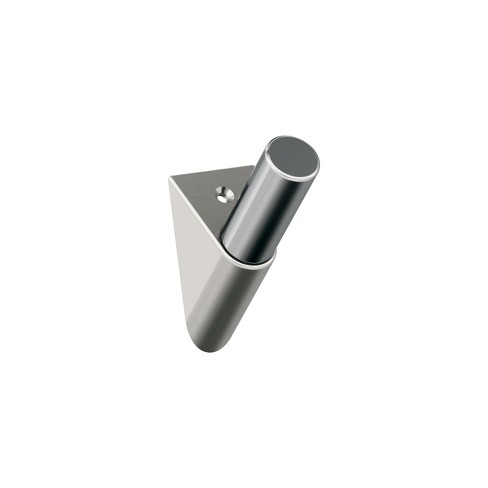 Amerock Acclivity Contemporary Single Prong Satin Nickel/polished ...