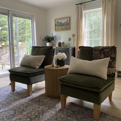 Dowel Fully Assembled Accent Table Natural - Threshold™ Designed With ...