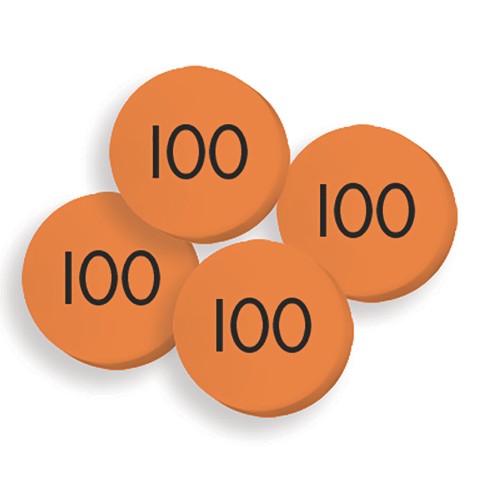 Sensational Math™ 100 Hundreds Place Value Discs Set : Target