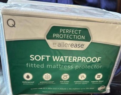Queen Perfect Protection Waterproof Mattress Protector - Allerease : Target
