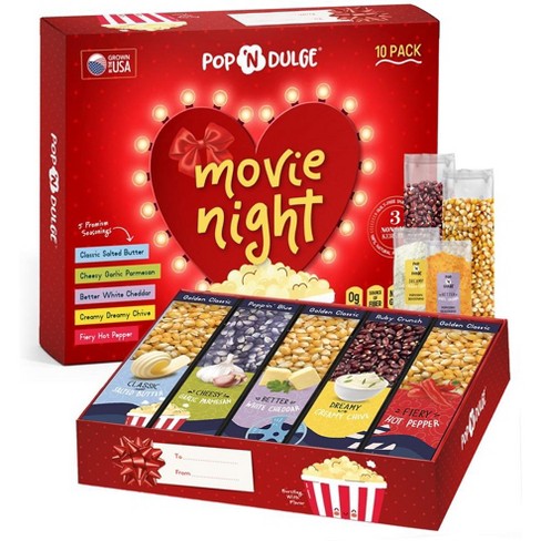 Valentines Day Gifts Movie Night Popcorn Gift Set : Target