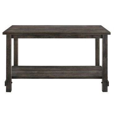Xiyuye Dining Table Contemporary Rectangular Weathered Grey Counter ...