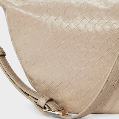 Essential Sling Crossbody Bag - Universal Thread™ Tan: Zip Closure ...