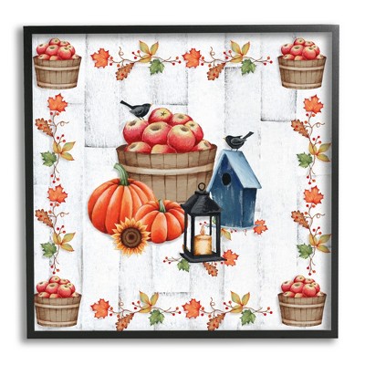 Stupell Industries Autumnal Apples & Lantern, 24'' X 24'' : Target