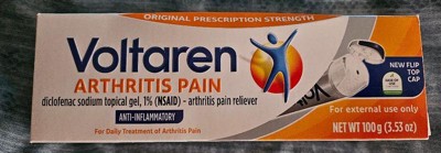 Voltaren Diclofenac Sodium Topical Arthritis Pain Relief Gel Tube - 3.5 ...