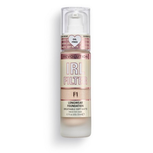 Makeup Revolution Irl Filter Longwear Foundation - F1 - 0.7 Fl Oz : Target