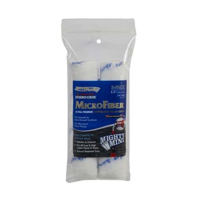 Arroworthy Microfiber 6.5 In. W X 3/8 In. Jumbo Paint Roller Cover 2 Pk : Target