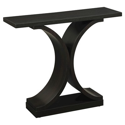 Newport Infinity Console Table Espresso - Breighton Home : Target