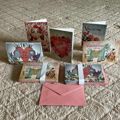 Sustainable Greetings 36 Pack Vintage Valentine's Day Cards With ...
