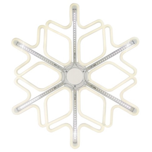 Northlight Lighted Cascading Snowflake Outdoor Christmas Decoration ...