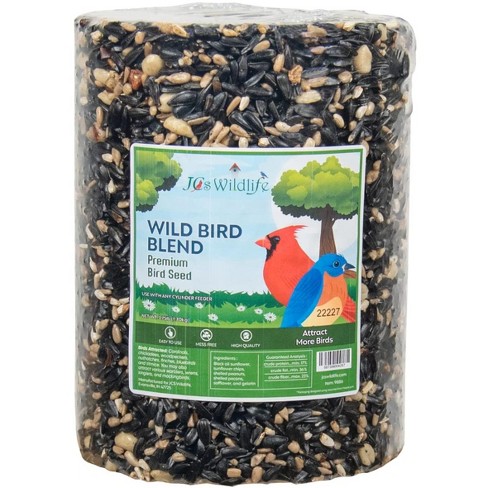 Jcs Wildlife Wild Bird Blend Premium Bird Seed Large Cylinder, 3.75 Lb ...