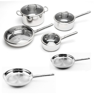 BergHOFF EARTHChef Cookware Set, 18/10 Stainless Steel, Boreal : Target