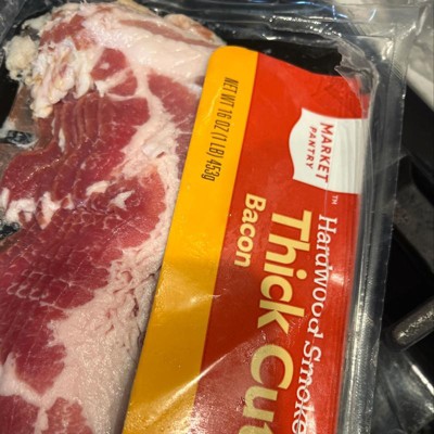 Hardwood Smoked Thick Cut Bacon - 16oz - Market Pantry™ : Target