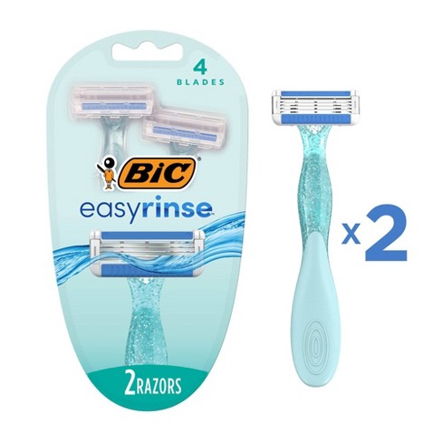 Bic Easy Rinse Women's 4-blade Disposable Razors - 2ct : Target