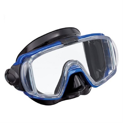 Tusa Adult Visio Tri-ex Mask, Black/mettalic Blue : Target
