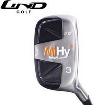 Lind Golf Mihy Square Black Left Hand Hybrid Rescue Wood, Graphite ...