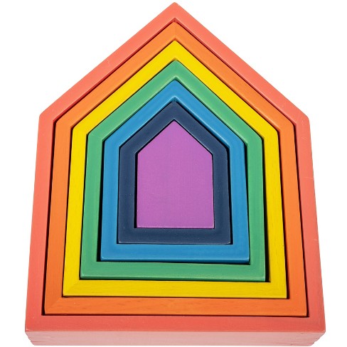 Tickit® Rainbow Architect Houses - Set Of 7 : Target