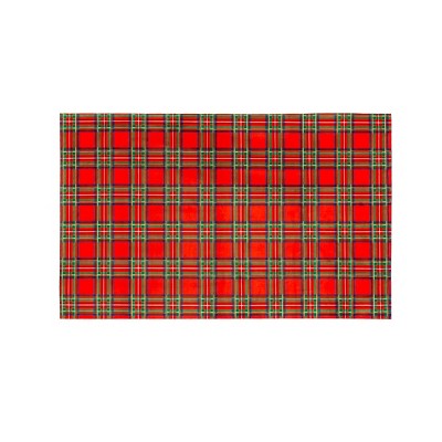 Christmas Tartan Plaid Layering Mat : Target