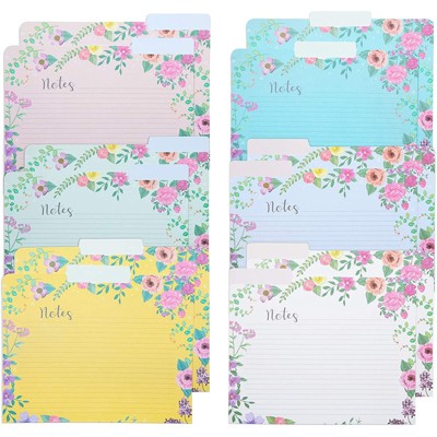 Paper Junkie 12-pack Floral File Cabinet Folders With 1/3 Cut Tab A4 ...