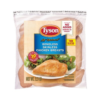 Tyson Boneless & Skinless Chicken Breasts - Frozen - 2.5lbs : Target