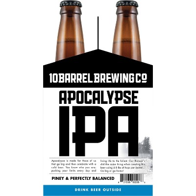10 Barrel Apocalypse Ipa Beer - 6pk/12 Fl Oz Bottles : Target