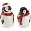 Spode Christmas Tree Penguin Design 2-piece Salt And Pepper Set : Target