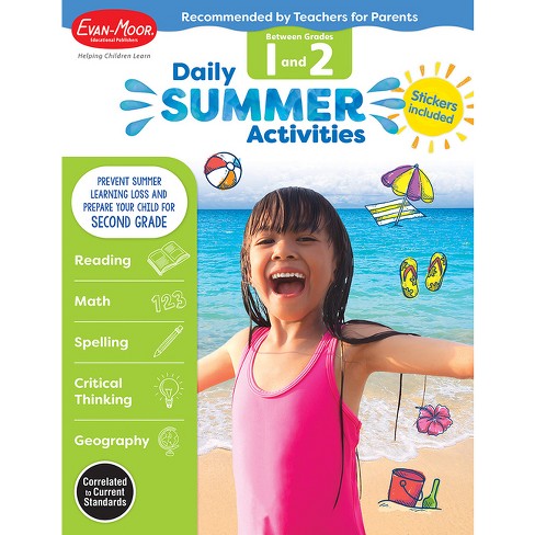 Daily Summer Activities: Between 1st Grade And 2nd Grade, Grade 1 - 2 ...
