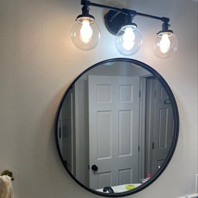34" Round Decorative Wall Mirror - Threshold™ Designed With Studio ...