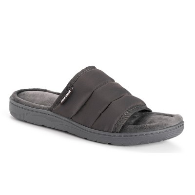 Muk Luks Men's Tandy Slippers - Cinder Grey, M (10-11) : Target