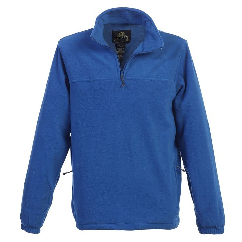 Gioberti Mens Half Zip Polar Fleece Jacket, Royal Blue, Large : Target