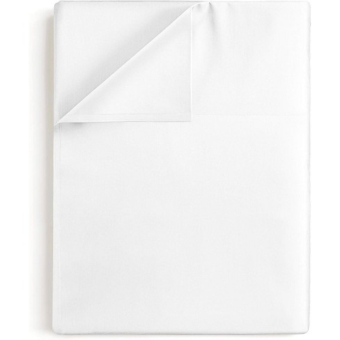 Cgk Linens Single Cotton Flat Sheet/top Sheet 400 Thread Count In White ...
