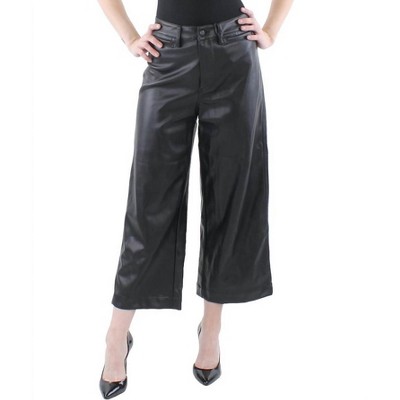 Women's High-rise Wide Leg Jeans - Ava & Viv™ Black 30 : Target