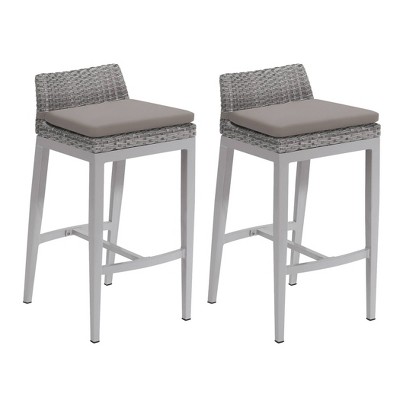2pk Joyous Counter Stools Green - Lagoon : Target