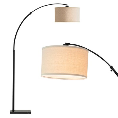 Brightech Logan Mid-century Modern Marble Base Extendable (includes Led ...