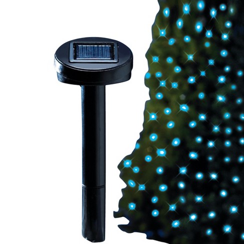 Collections Etc Festive Outdoor String Lights, Solar Powered, 60 Lights ...