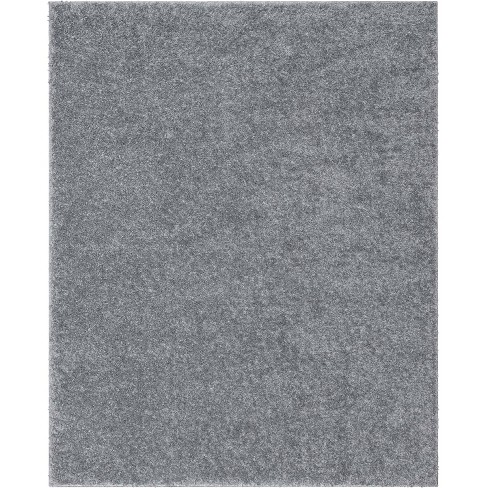 Well Woven Elle Basics Emerson Shag Textured 3'11" X 5'3" Grey Area Rug ...