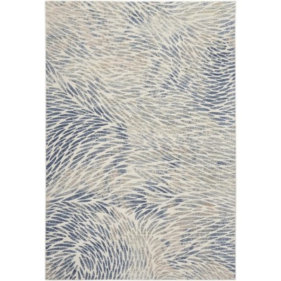 Nourison 5'3" X 7'3" Splendid Modern Movement High-low Indoor Area Rug ...