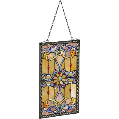 Fine Art Lighting Tiffany Window Panel, 276 Glass Cuts, 15 x 26 : Target