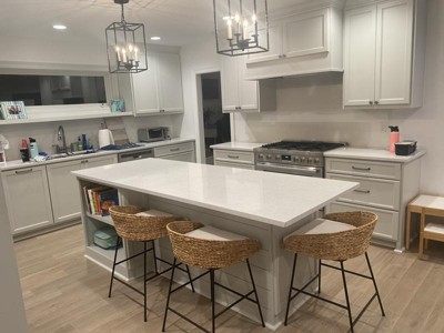 Landis Woven Backed Counter Height Barstool With Cushion - Threshold ...