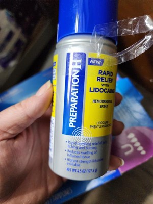Preparation H Rapid Relief Spray - 3.8 Fl Oz : Target