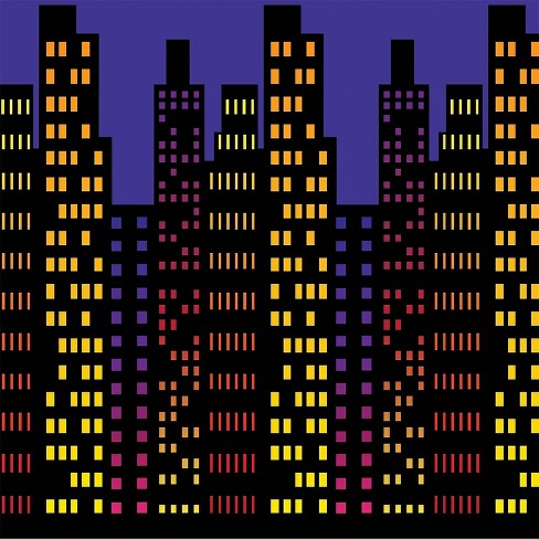 Beistle 4' X 30' Cityscape Backdrop 52122 : Target