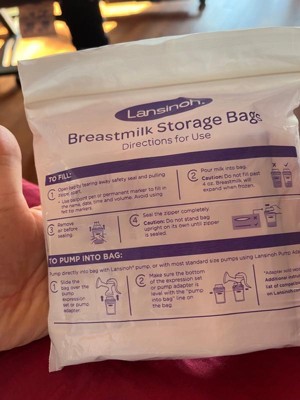 Lansinoh Breast Milk Storage Bags - 100ct : Target
