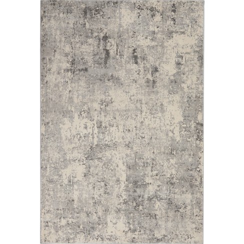 Nourison Rustic Textures Modern Indoor Area Rug Grey/beige 3'11" X 5'11 ...